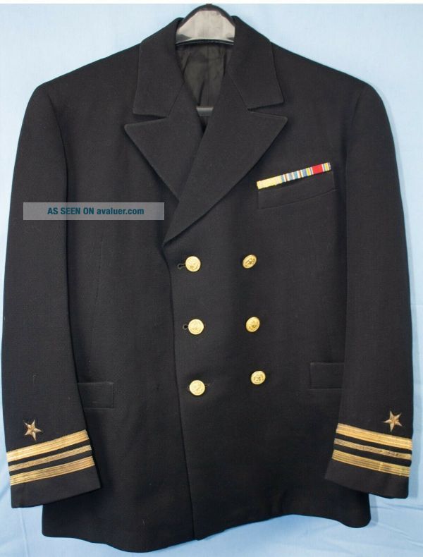 WW2 US Navy Lieutenant Uniform Named To LT. L. H. Demers 1942 | #50104532
