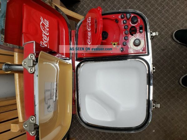 Vintage Coca Cola CoolBox AM/FM CD Player Powered Cooler | #50114232