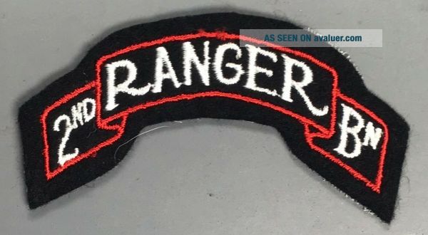 WWII US Army 2nd Ranger Battalion Felt Patch Cut Edges No Glow | #50122868