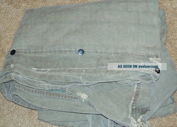 WW2 CANVAS U. S. SHELTER HALF TENT | #50144105