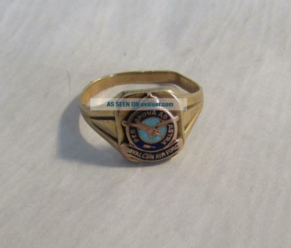 WWII Era RCAF Royal Canadian Air Force Sweetheart Ring Canada Military ...
