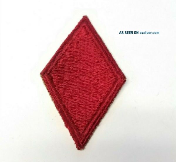 Vintage WWII WW2 US Army 5th Infantry Division Patch Red Devils Diamond ...