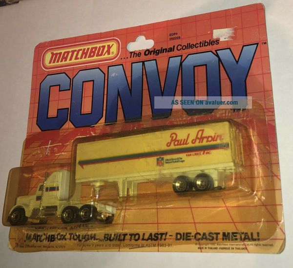 Vintage MATCHBOX 1983 Convoy Kenworth Box Truck Paul Arpin Van Lines ...