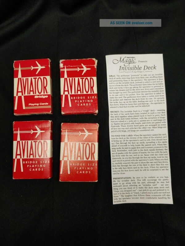 Invisible Deck Magic Trick Royal Magic | #50297747
