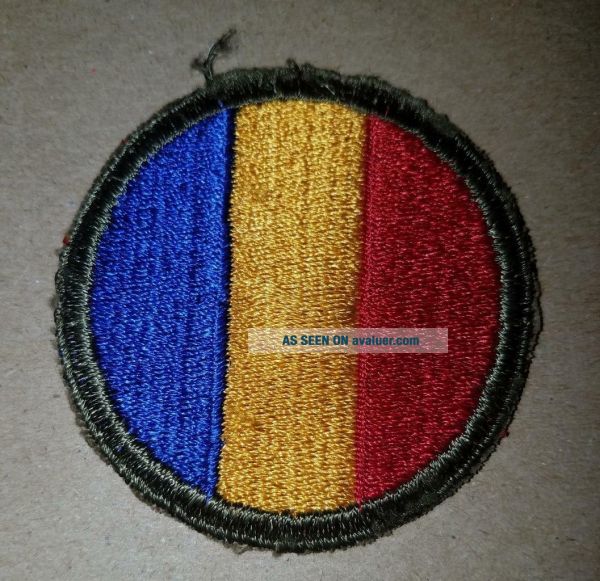 WW2 ERA US ARMY REPLACEMENT AND SCHOOL COMMAND PATCH OD | #50259988