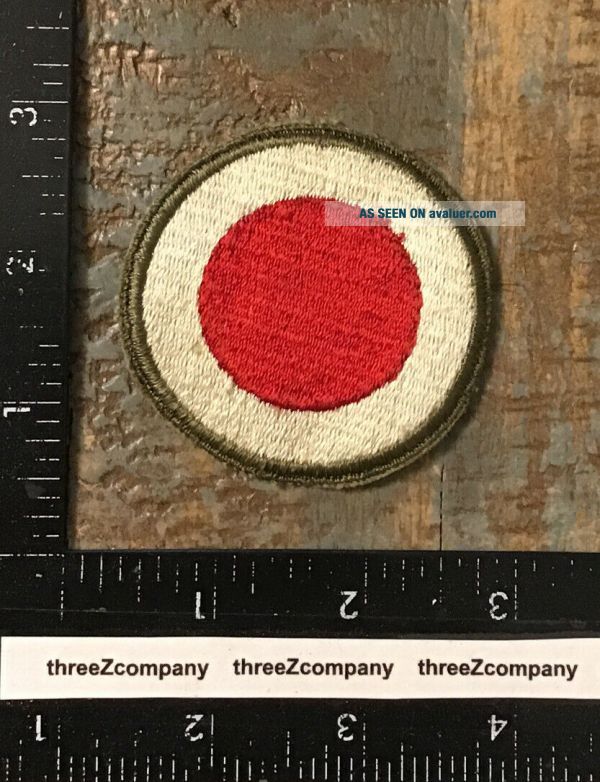 WW2 US Army 37th Infantry Division OD Border Greenback SSI Patch ...