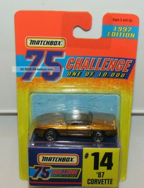 Matchbox Superfast Gold Challenge Series No 14 ' 87 Corvette | #50336452