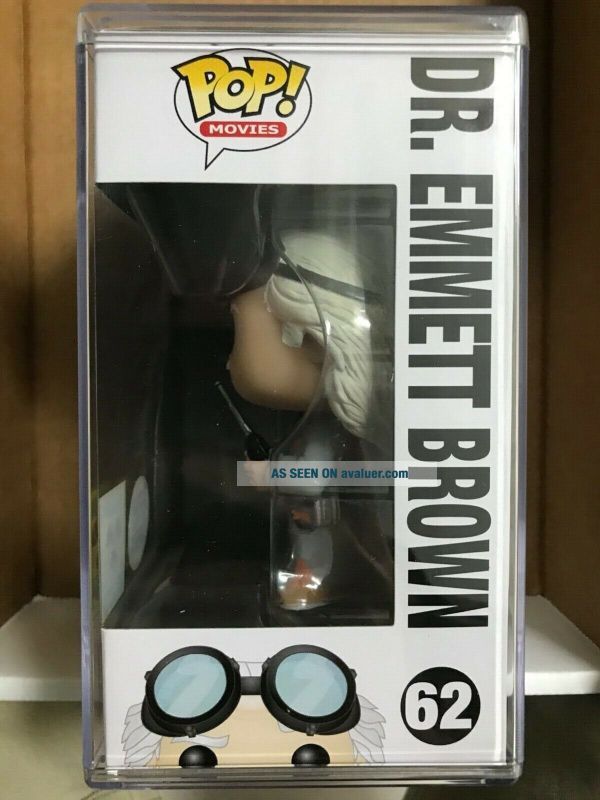 Funko POP 62 Dr Emmett Brown GITD Glow Convention Exclusive Back To The ...