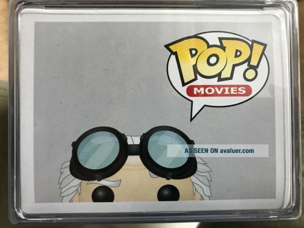 Funko POP 62 Dr Emmett Brown GITD Glow Convention Exclusive Back To The ...