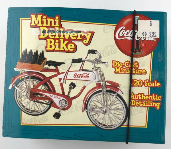 VINTAGE 1998 COCA COLA MINI DELIVERY BIKE DIE CAST MINIATURE LIMITED ...