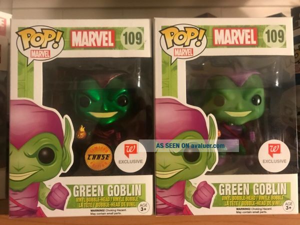 Funko Pop Green Goblin Chase Edition And Walgreens Exclusive Green ...