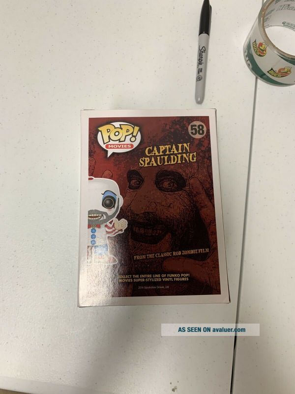 Captain Spaulding Funko Pop 58 Vaulted Rare | #50391646
