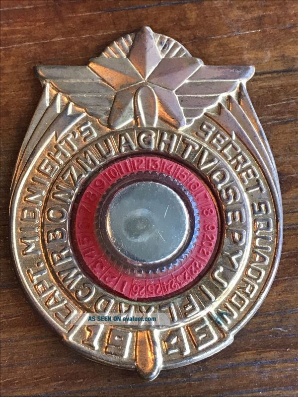 CAPTAIN MIDNIGHT DECODER BADGE 1946 RADIO PREMIUM | #50394333