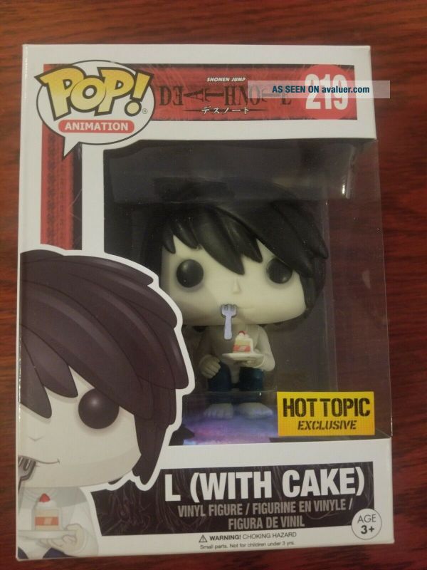 Funko POP Death Note L With Cake Hot Topic Exclusive 219 | #50410504