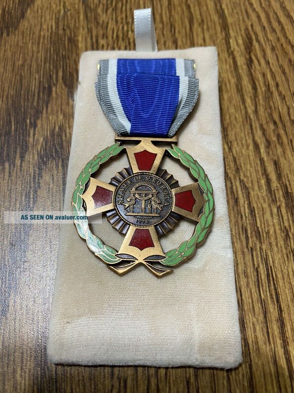 US Georgia Army National Guard Meritorious Service Medal Estate General ...
