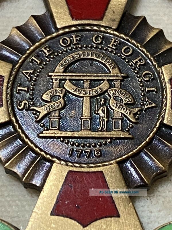US Georgia Army National Guard Meritorious Service Medal Estate General ...