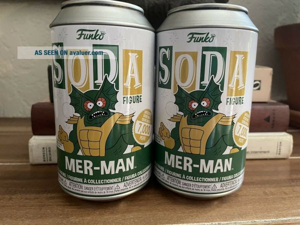 Mer - Man Masters Of The Universe Funko Soda CHASE And Common Set MOTU ...