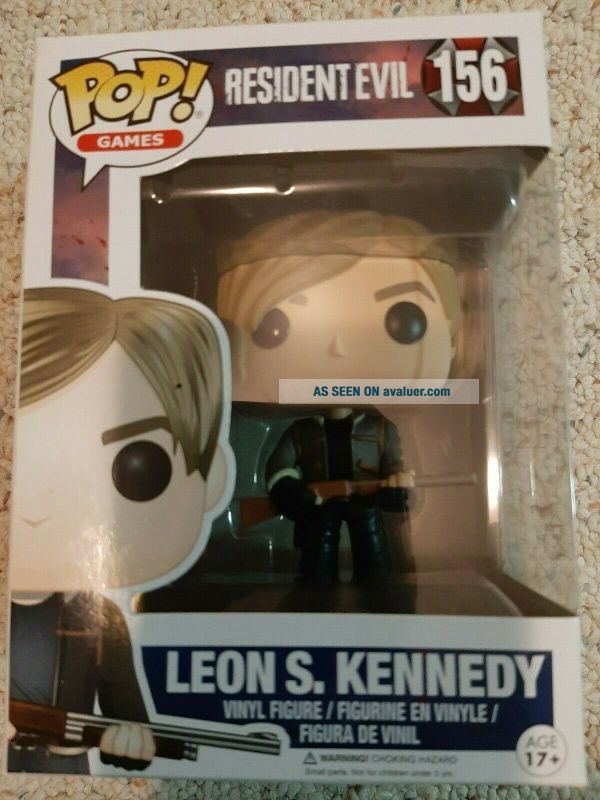 Resident Evil Leon S. Kennedy Funko Pop Games 156 Vaulted Rare RE4 ...