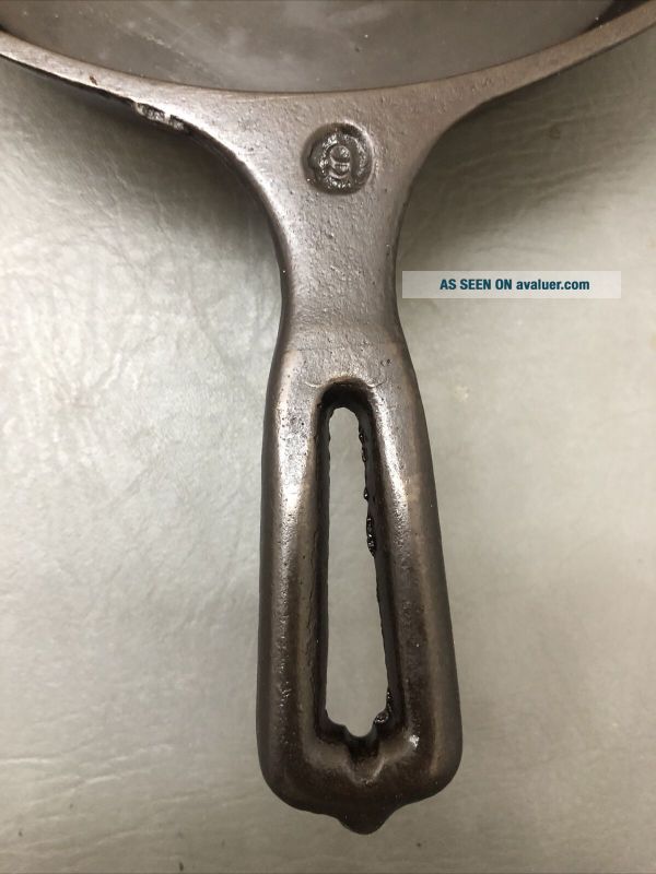 Wapak 9 Indian Head Logo Cast Iron Skillet Hollow Ware No Wobble ...
