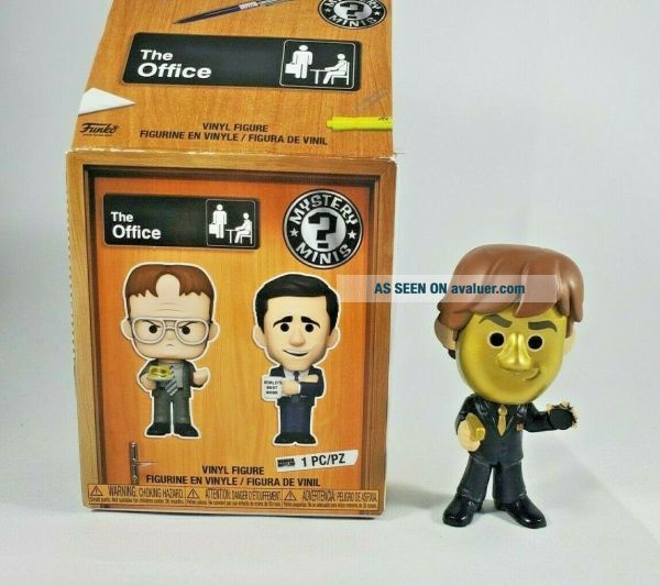 Funko Mystery Mini The Office Jim As Goldenface 1/72 RARE Chase Pop ...