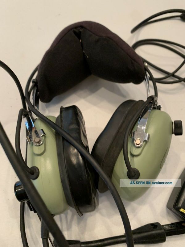 Pilot Head Set David Clarke Model H10 - 13x Not Checked With Boom ...