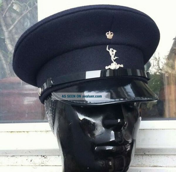 56 M PEAK CAP/HAT, Badge Royal SIGNALS British Army Military Visor ...