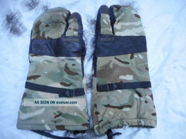 BRITISH ARMY COMMANDO ISSUE MTP Multicam GORE TEX BLIZZARD MITTS ...