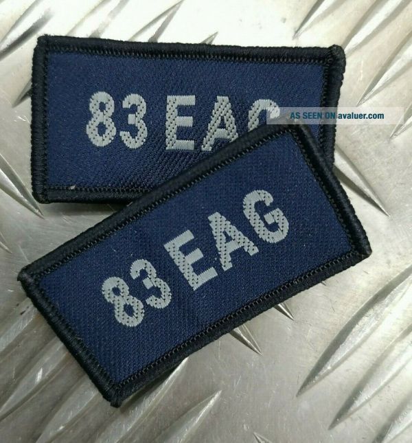 British RAF 83 EAG (Expeditionary Air Group) Royal Air Force TRF Badges ...