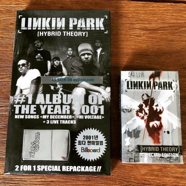 [RARE] LINKIN PARK - HYBRID THEORY Long Box CD Lighter & Cassette Tape ...