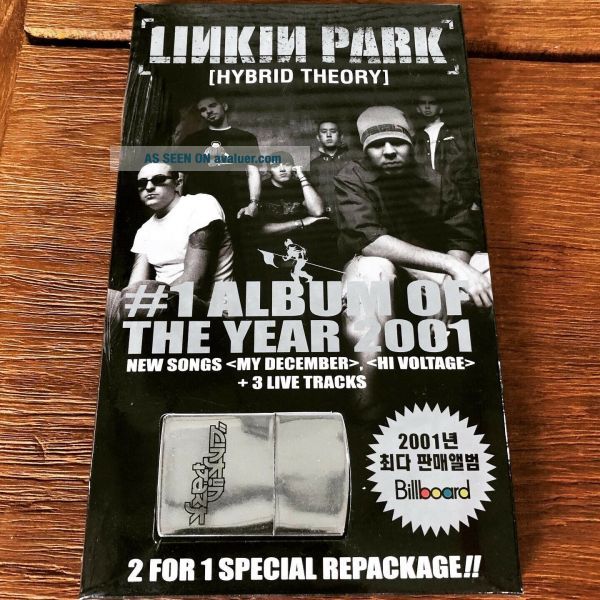 [RARE] LINKIN PARK - HYBRID THEORY Long Box CD Lighter & Cassette Tape ...