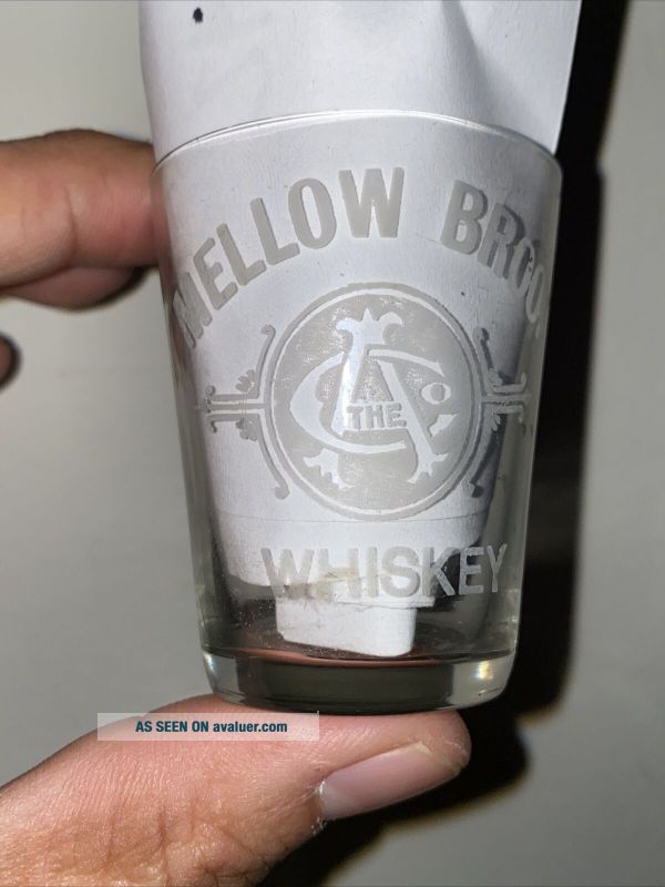 Antique Pre Prohibition Mellow Brook Whiskey Shot Glass RARE | #50632049