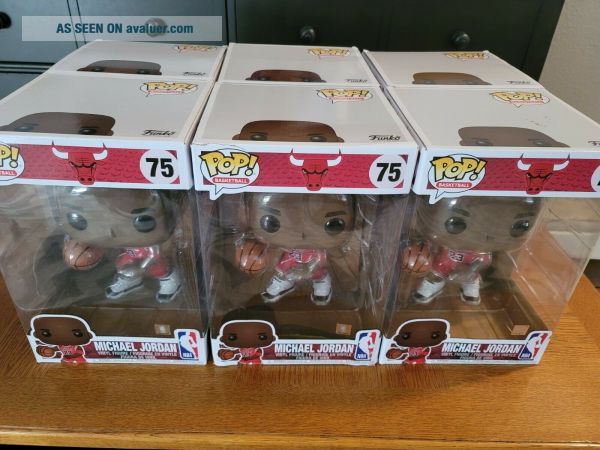 Funko Pop NBA: Michael Jordan Chicago Bulls 75 10 " Vinyl Figure NIB ...
