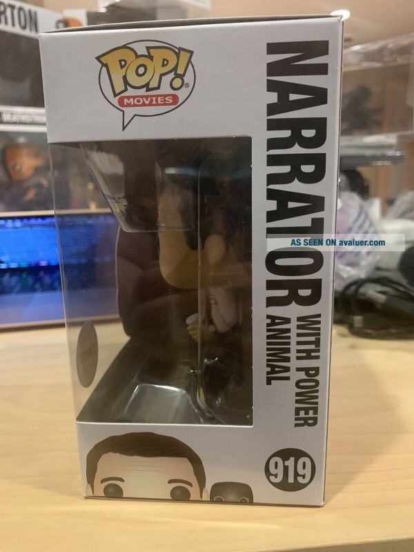 Funko Pop Fight Club: The Narrator With Power Animal. CHASE | #50667554