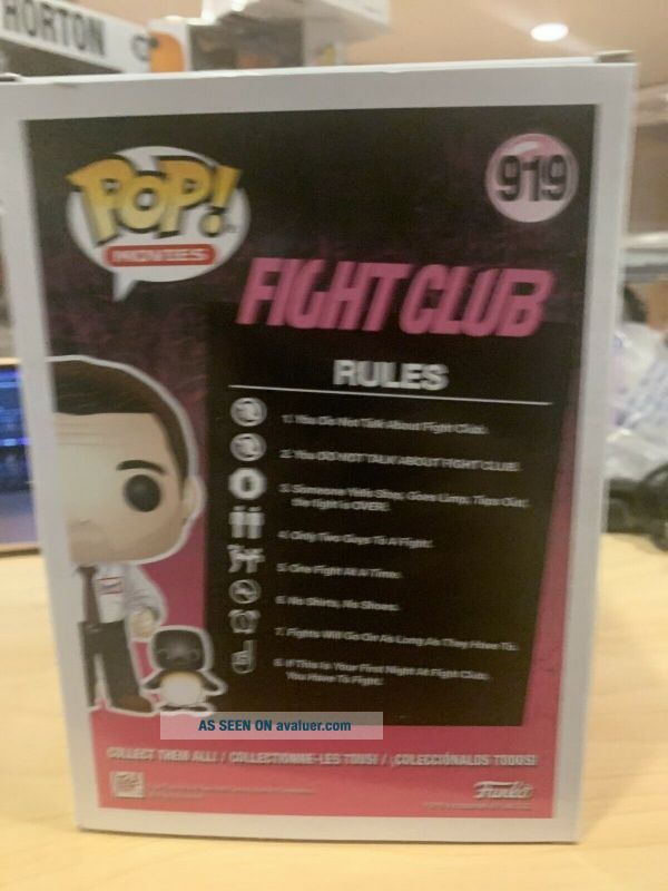 Funko Pop Fight Club: The Narrator With Power Animal. CHASE | #50667554