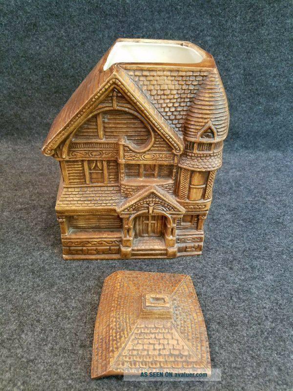 Vintage Victorian House Cookie Jar Made In USA By Treasure Craft ...