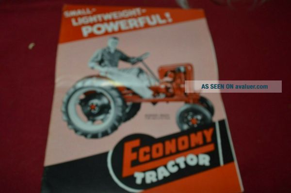 Economy 9 H. P Jim Dandy Tractor Brochure FCCA Ver2 | #50664347