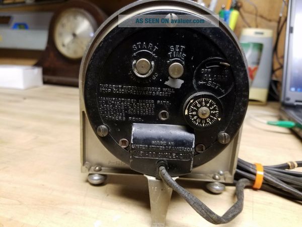 1930 ' S ART DECO HAMMOND SYNCHRONOUS ELECTRIC ALARM CLOCK | #50599260