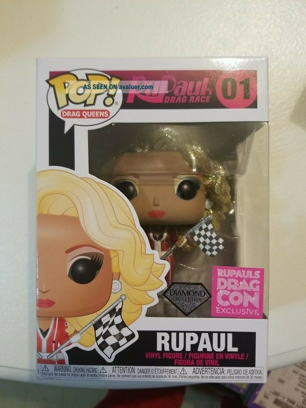 Funko Pop Drag Queen RuPaul Diamond Glitter Exclusive Dragcon Limited ...