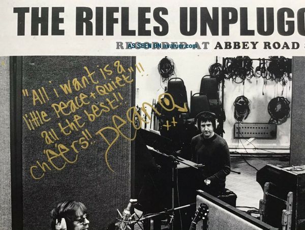 The Rifles Unplugged Abbey Road Album 2 Lp Vinyl SIGNED Oasis Weller ...