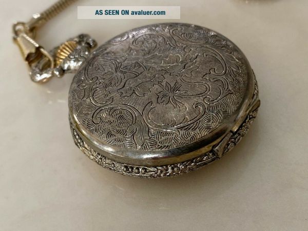Vintage Quintel Men Moon Phase Gold Tone Half - Hunter Hand - Wind ...