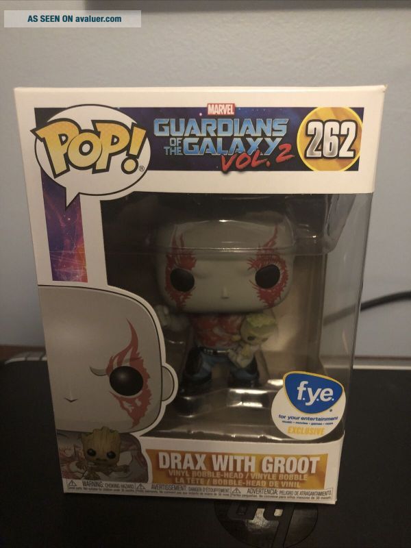 Funko Pop Drax With Groot FYE Marvel Guardians Of The Galaxy With ...