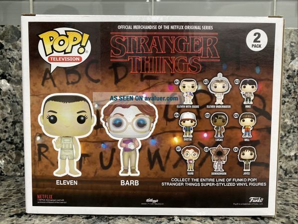 FUNKO POP STRANGER THINGS 2 - PACK UPSIDE DOWN ELEVEN/ BARB ECCC SHARED ...