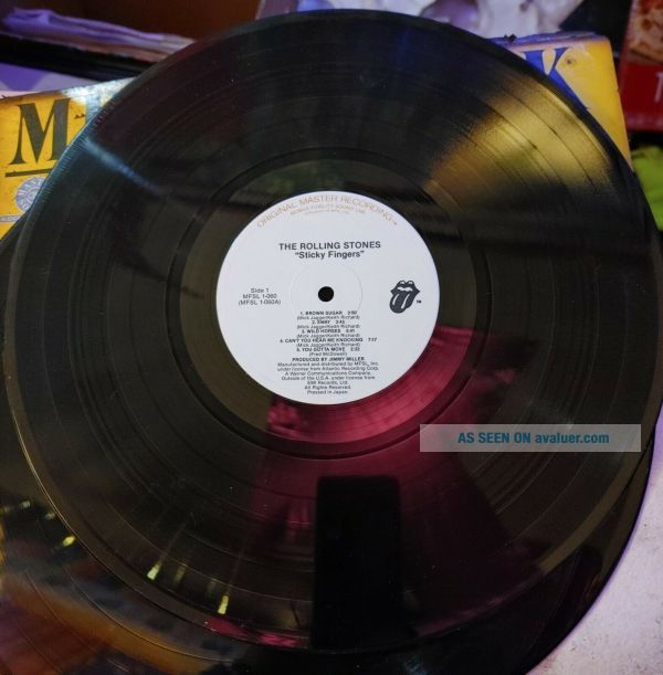 Rolling Stones Sticky Fingers Master Recording MFSL 1 - 060 RECORD ONLY ...