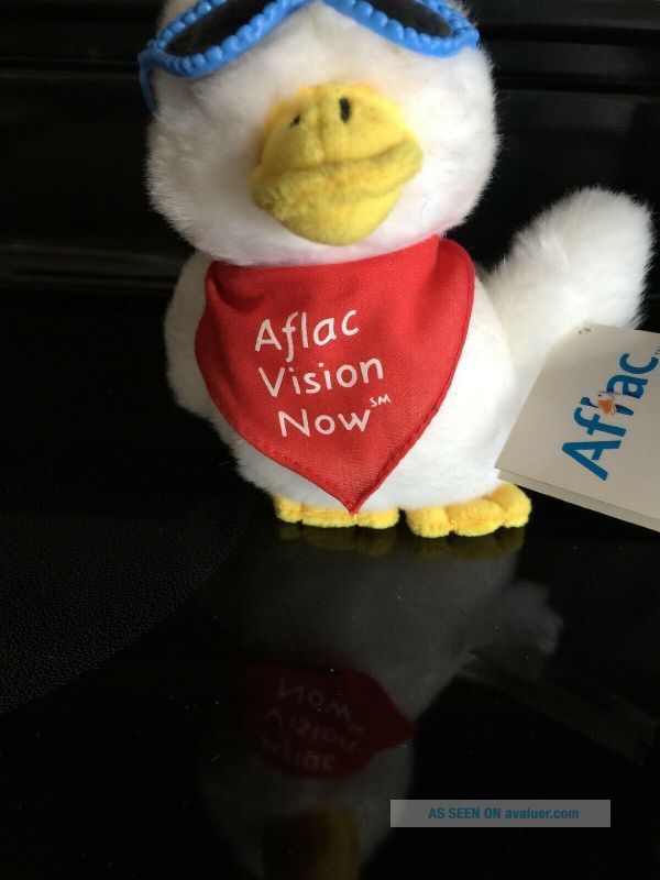 Aflac Cancer Center Duck Vision Now Plush Toy Says Aflaccc With Tag ...
