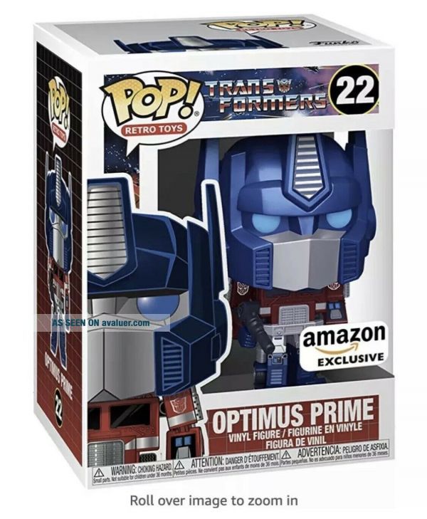 Funko Pop Transformers Metallic Optimus Prime Amazon Exclusive IN HAND ...