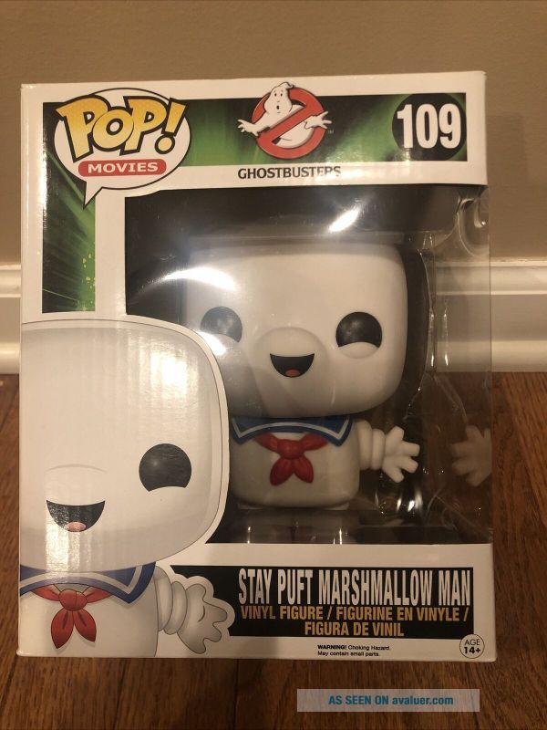Funko Pop Vinyl Movies Ghostbusters 109 Stay Puft Marshmallow Man NIB ...