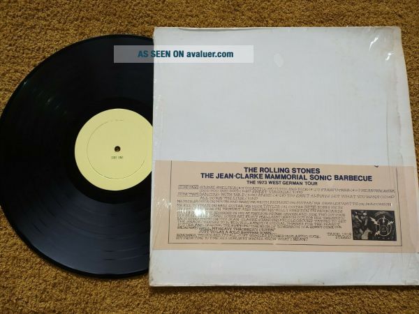 THE ROLLING STONES JEAN CLARKE SONIC BARBECUE VINYL LP TAKRL 1919 ROCK ...