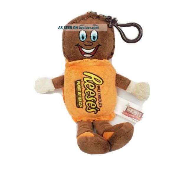Hersey Chocolate World Park Reeses Peanut Butter Cup Plush Keychain ...