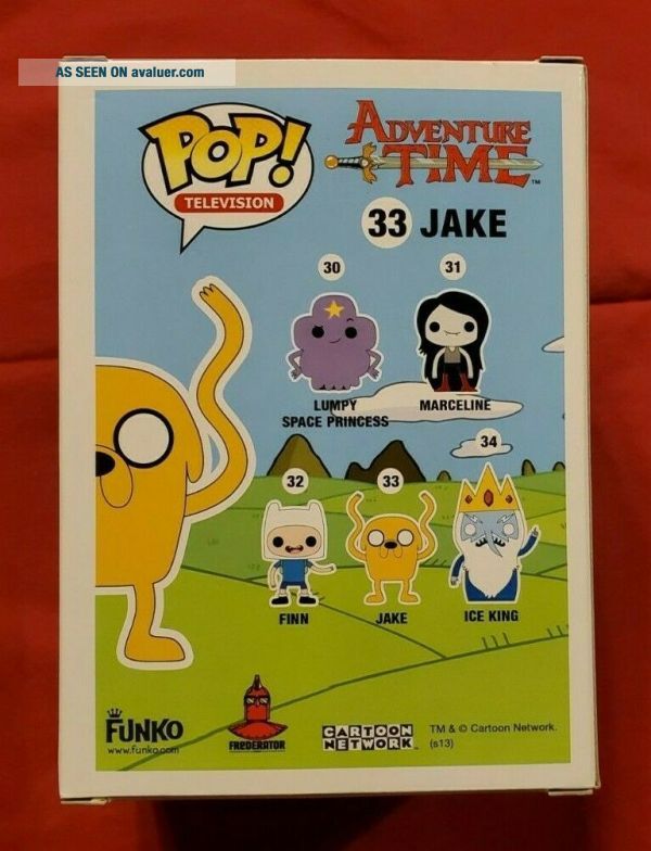 Funko Pop - Television Adventure Time Jake 33 (Vaulted/Retired) Rare ...