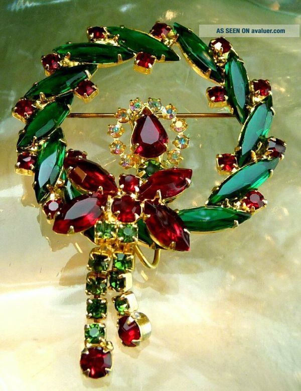D&E DeLIZZA & ELSTER JULIANA CONFIRMED CHRISTMAS CANDLE WREATH DANGLE ...